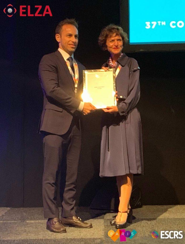 Best Poster Prize at ESCRS is awarded to Emilio Torres-Netto